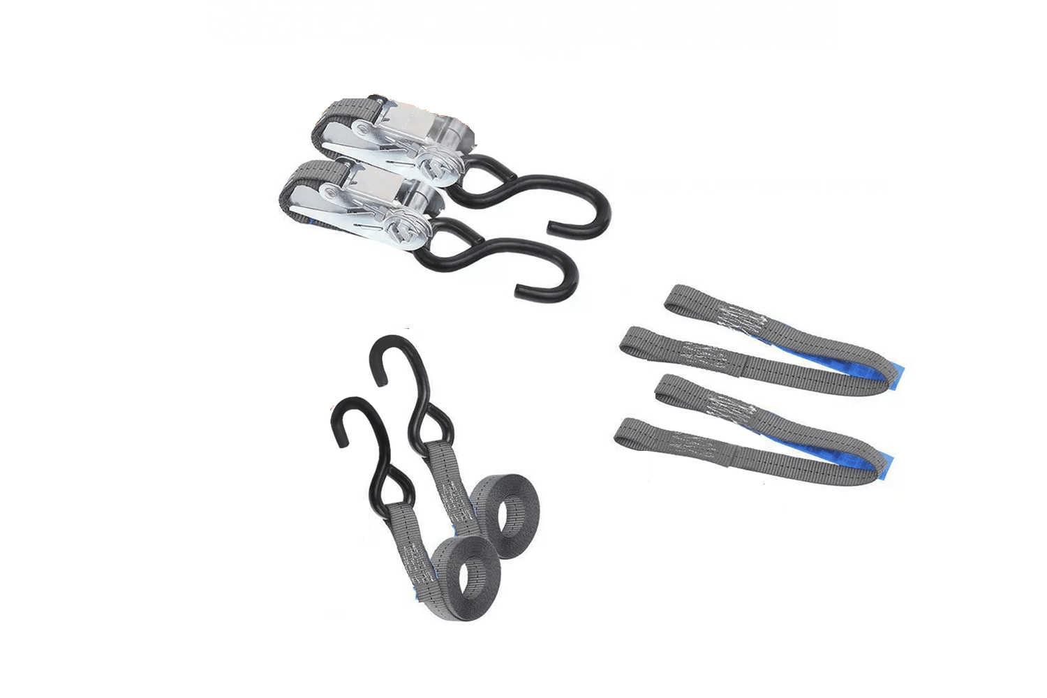 Conjunto de duas correias de transporte UNITRAILER 3m/25mm/1t com ...