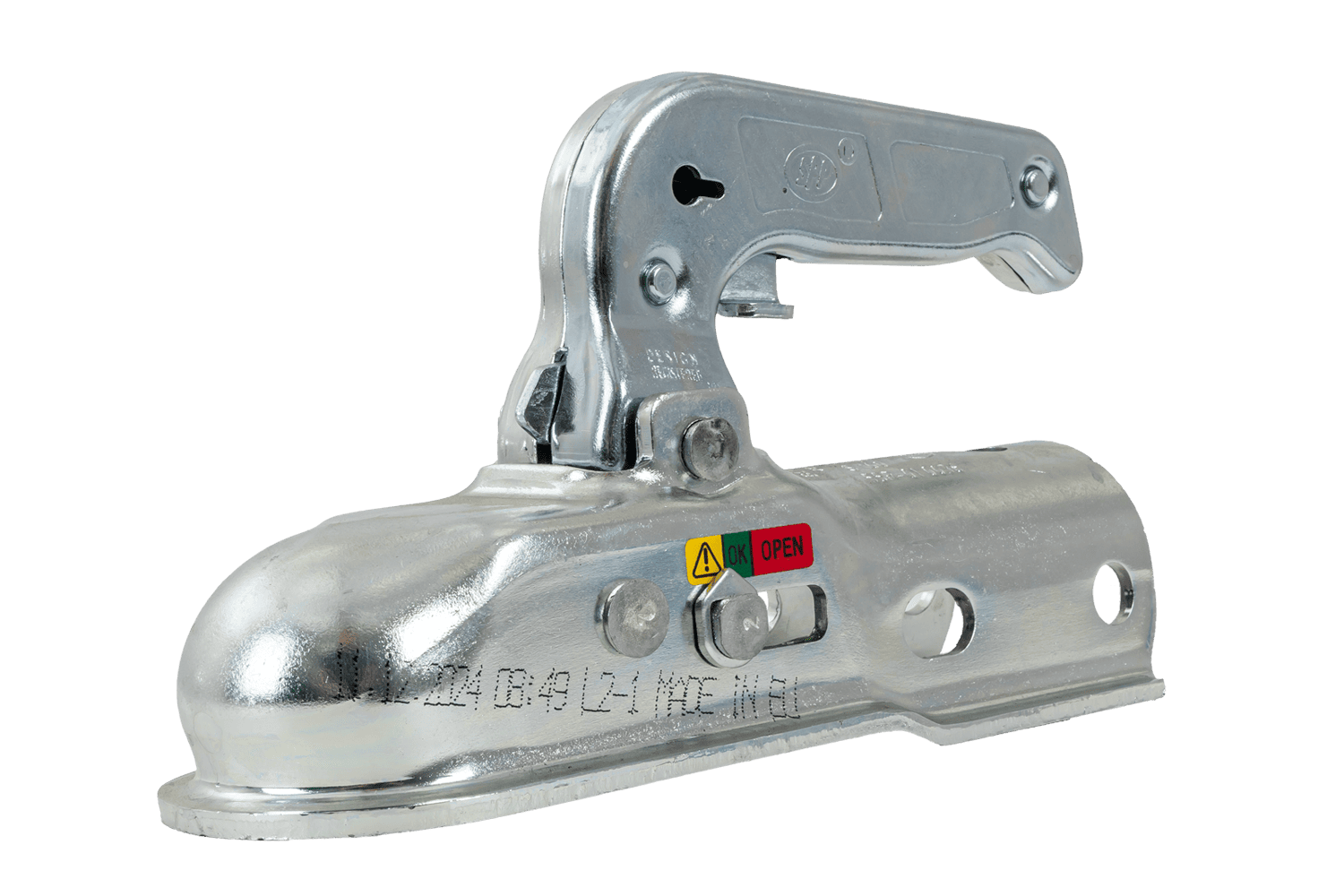 Engate de esfera STEELPRESS BC-1200C para reboque de 1200 kg com barra ...