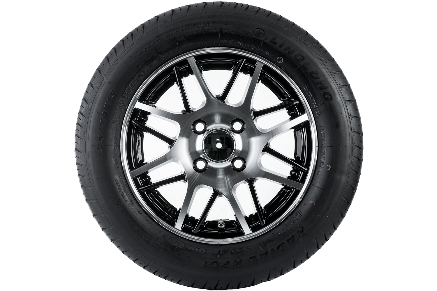 Roda de reboque LINGLONG TIRE 155/70 R13 75N ALU UNITRAILER RIM 4Jx13 ...