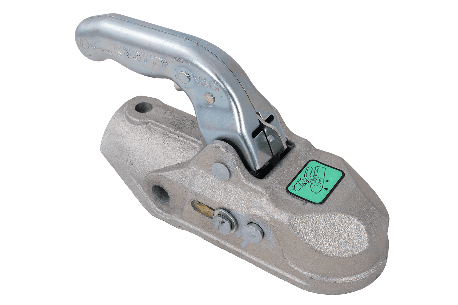 Engate de bola KNOTT K35-A para reboque de 3500 kg com barra de tração ...
